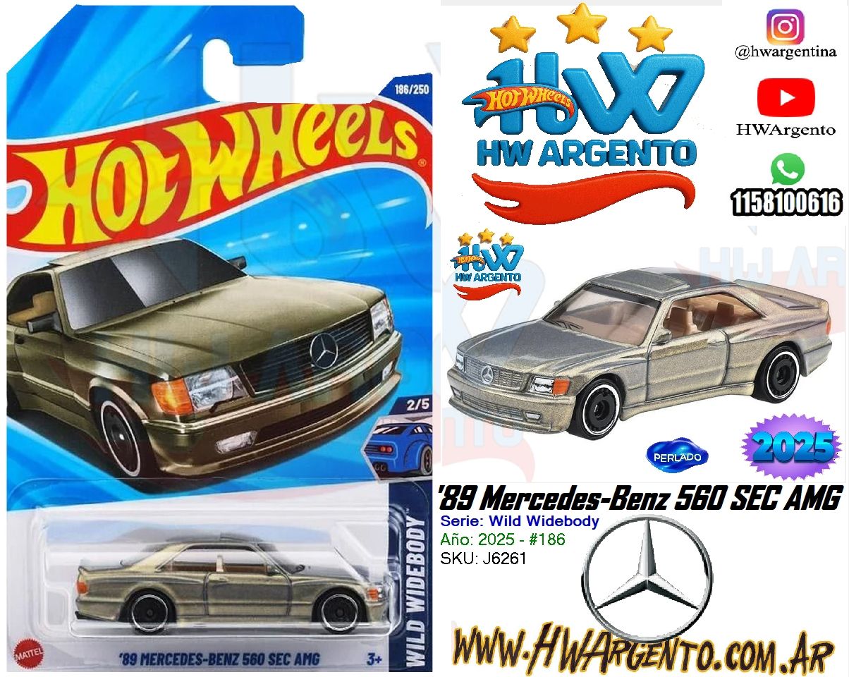 '89 Mercedes-Benz 560 SEC AMG – 2025 - HWArgento